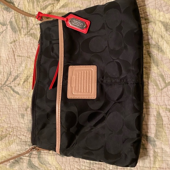 Coach | Bags | Coach Nylon Small Crossbody Black Bag | Poshmark